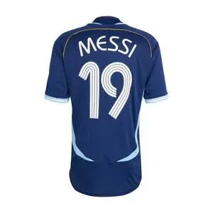 Adidas Lionel Messi Argentina 2006 Away Jersey