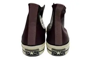 CONVERSE Chuck 70 Leather High Top Sneakers - Black