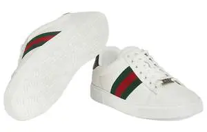 Gucci Ace Web Sneakers - White