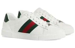 Gucci Ace Web Sneakers - White