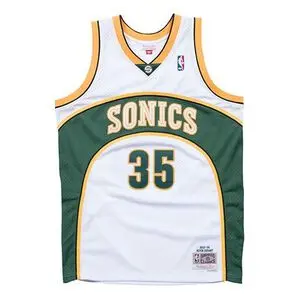 Mitchell & Ness Nba Kevin Durant Seattle Supersonics Jersey - White