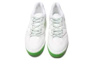 Gucci Basket Sneakers - White/green