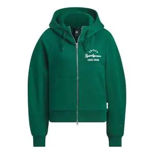 Adidas Verbiage Full-zip Hoodie - Green