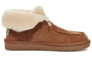 UGG Diara Lacing Fleece Lined Boots - Chestnut Brown