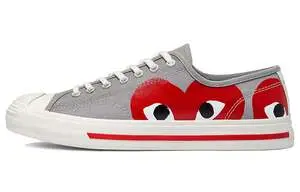 CONVERSE Comme Des Garçons Play X Jack Purcell 'drizzle Red' Sneakers