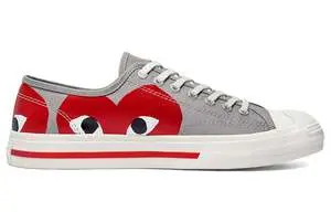 CONVERSE Comme Des Garçons Play X Jack Purcell 'drizzle Red' Sneakers