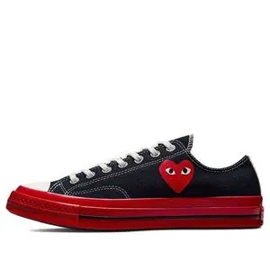 CONVERSE X Comme Des Garçons Play Chuck 70 Low Sneakers - Black/red
