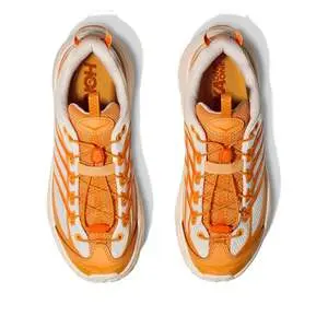 Hoka One One Mafate Three 2 Athletic Sneakers - Sun Coral/alabaster