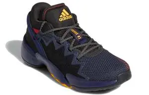 Adidas D.o.n. Issue #2 "team Navy" High-top Athletic Sneakers - Black/blue/yellow