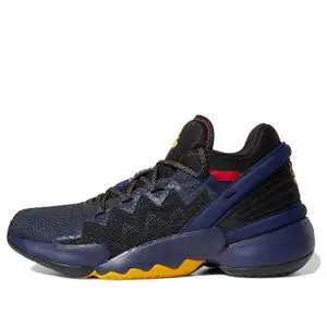 Adidas D.o.n. Issue #2 "team Navy" High-top Athletic Sneakers - Black/blue/yellow