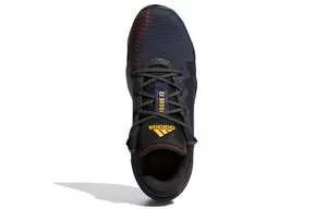 Adidas D.o.n. Issue #2 "team Navy" High-top Athletic Sneakers - Black/blue/yellow