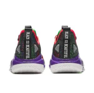 ANTA Shock Wave 5 Pro "black History Month" Sneakers - Black/multi-color