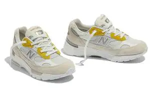 NEW BALANCE Paperboy Paris X 992 Made In Usa "fried Egg - Cream