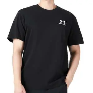 Under Armour Embroidered Logo Heavyweight T-shirt - Black/white