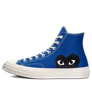 CONVERSE Comme Des Garçons Play X Chuck 70 High Top "blue Quartz