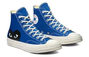 CONVERSE Comme Des Garçons Play X Chuck 70 High Top "blue Quartz