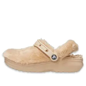 CROCS Crocs Classic Fur Sure Clogs Chai