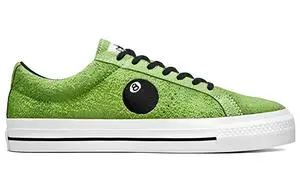 CONVERSE Stussy X One Star Pro Low '8 Ball' Sneakers - Green/black