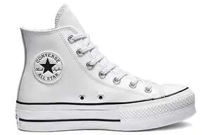 CONVERSE Chuck Taylor All Star Lift High Top Platform Sneakers - White/black