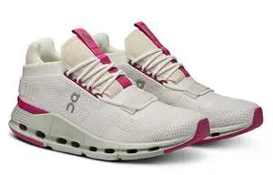 On Cloudnova Sneakers - Undyed White/carnation