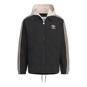 Adidas Originals Quilted Track Jacket With Hood