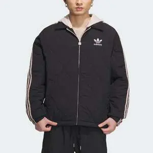 Adidas Originals Quilted Track Jacket With Hood
