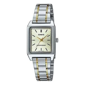 Casio Two Tone Analog Quartz Watch - Gold
