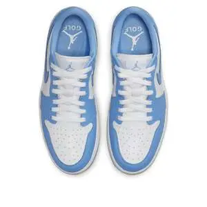 JORDAN 1 Low Golf "unc" Sneakers - White/blue