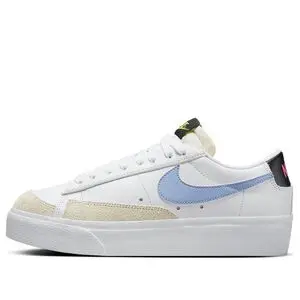 Nike Blazer Low Platform Sneakers - White/volt/black