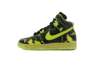 Nike Dunk High 1985 "yellow Acid Wash" Sneakers - Yellow/black