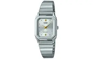 Casio Pearl Waterproof Quartz Watch With Stainless Steel Strap