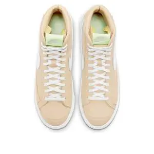 Nike Blazer Mid '77 High-top Sneakers - Creamyellow/white