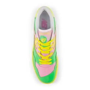 NEW BALANCE 550 Y2k Patent Leather Pack Sneakers - Green/pink/yellow