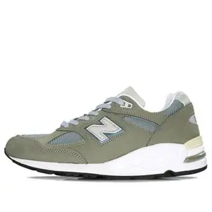 NEW BALANCE 990v2 Made In Usa Sneakers - Graygreen/blue