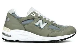 NEW BALANCE 990v2 Made In Usa Sneakers - Graygreen/blue