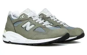 NEW BALANCE 990v2 Made In Usa Sneakers - Graygreen/blue