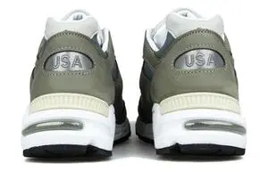 NEW BALANCE 990v2 Made In Usa Sneakers - Graygreen/blue