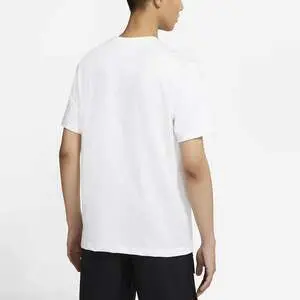 Nike As Nsw Tee Icon Swoosh Casual Sports Round Neck Short Sleeve T-shirt - White