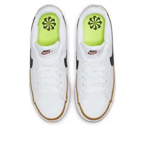 Nike Court Legacy Next Nature "white Desert Ochre - Black/white