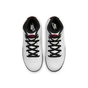 JORDAN 2 Retro High Top Sneakers - White/black/red