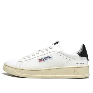 AUTRY Dallas Low Top Leather Sneakers - White/black