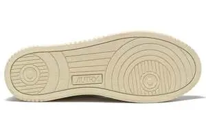AUTRY Dallas Low Top Leather Sneakers - White/black