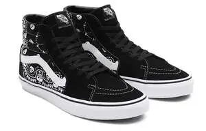 VANS Sk8-hi Bandana Sneakers - Black