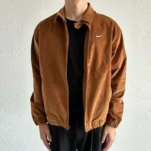 Nike Life Harrington Cord Jacket - Brown