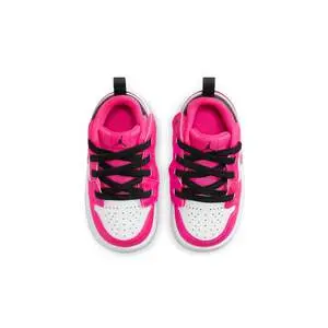 JORDAN 1 Low Sneakers - Fierce Pink/black/white