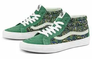 VANS Sk8-mid Reissue Paisley Sneakers - Green