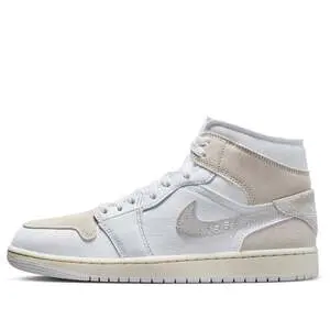 JORDAN 1 Mid Se Craft Sneakers - White/tech Grey/sail