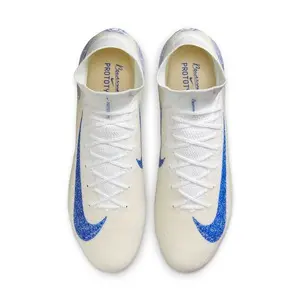 Nike Mercurial Superfly Elite Blueprint Fg High Top Soccer Cleats - White/blue