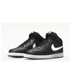 Nike Court Vision Mid Next Nature Sneakers - Black/white