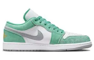 JORDAN 1 Low "new Emerald" Sneakers - Blue/gray